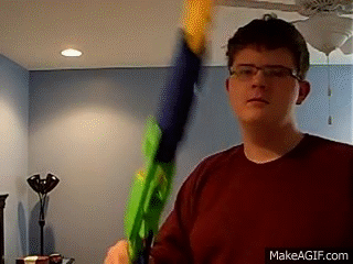 nerf guns that would be good for a nerf zombie invasion on Make a GIF