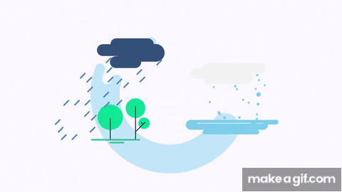 Animiertes Regen Gif