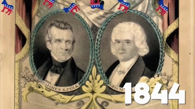 James K. Polk | 60-Second Presidents | PBS on Make a GIF