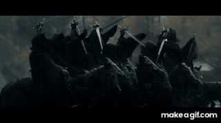 LOTR: Arwen Nazgul Chase (HD) on Make a GIF