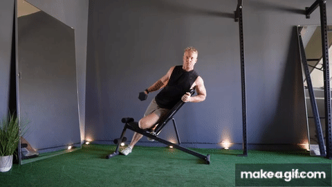 How To: Side Lying Incline Dumbbell Lateral Raise on Make a GIF