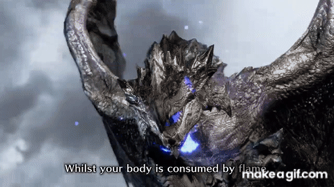 MHR Sunbreak - Silver Rathalos Intro (Ecology Cutscene) on Make a GIF