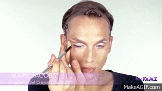 Miss Fame - SuperNatural Blonde Makeup Tutorial on Make a GIF