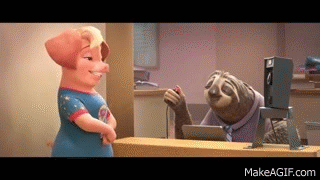 Zootopia Official US Sloth Trailer on Make a GIF