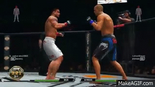 UFC undisputed 3 online Match vs lotosslayer (Best War in ages) on Make ...