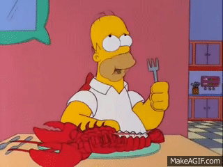 Homero y tenazas on Make a GIF