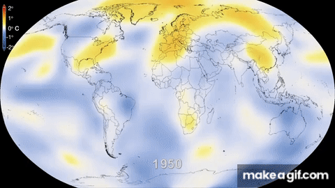 NASA | Six Decades of a Warming Earth on Make a GIF