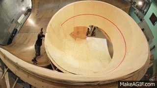 Tony Hawk Skates First Downward Spiral Loop on Make a GIF