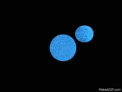 The formation of the Moon on Make a GIF