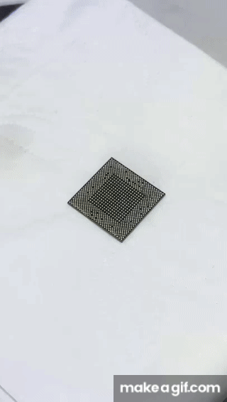 CPU Reballing #Shorts on Make a GIF