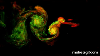 Flapping wing visualization on Make a GIF