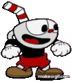 Cuphead Super Art 1 on Make a GIF