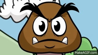 Goomba Smile on Make a GIF