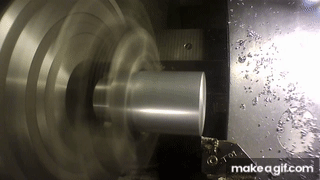 Crash in CNC lathe, fail on Make a GIF