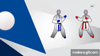 Karate Rules - Kumite Scoring System | WORLD KARATE FEDERATION on Make ...