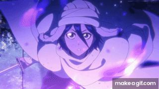 rukia moving banner on Make a GIF
