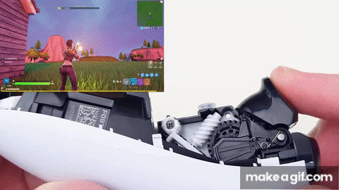 PS5 Adaptive Trigger Live Mechanics in Game - Full Teardown on Make a GIF