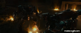 Museum Fight scene 4K | Transformers rise of the Beasts 2023 on Make a GIF