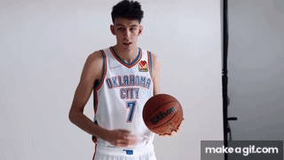 Chet Holmgren Clips For Edits (Thunder) on Make a GIF
