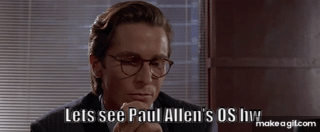 Paul Allen, American Psycho, Gif Why Isn't It Possible? American