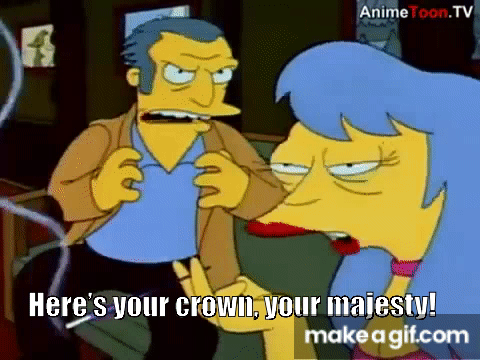 The Simpsons - Queen Of The Harpies on Make a GIF