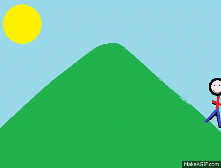 mountin climbing on Make a GIF