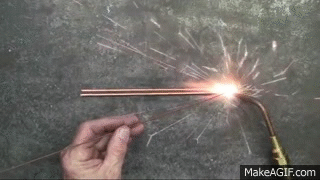 Basic Oxygen Acetylene Gas Welding on Make a GIF