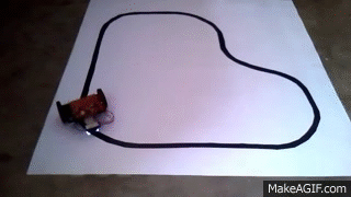 simple Line follower robot on Make a GIF