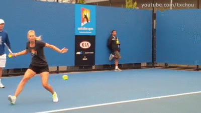 Maria Sharapova - Forehands in Slow Motion (HD) on Make a GIF