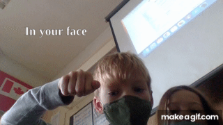 In your face on Make a GIF