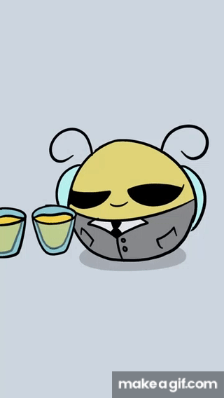 Insects in suits! #animation #bee #suit #insects on Make a GIF