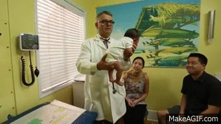 A pediatrician shows you how to calm a crying baby on Make a GIF