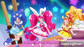 Precure Dancing on Make a GIF