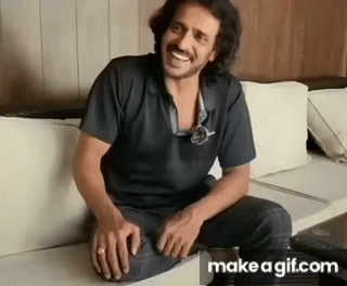Upendra Laughing 😂😂😂 meme on Make a GIF