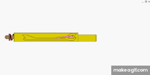 Push-push button mechanism 4 on Make a GIF