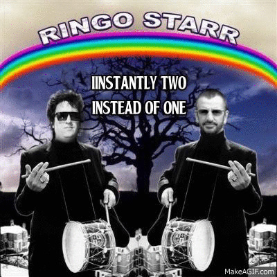 Ringo Starr & Pablo Naydon on Make a GIF