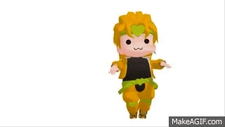 【Jojo's MMD Adventure】Tik Tok【Chibi Dio】 on Make a GIF