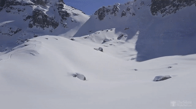 4K Fields Of White - Snowy Mountains Nature Video & Relaxing Ambient ...