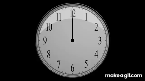 Analog clock on Make a GIF