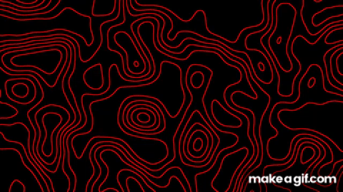 Red Topographic Motion Background Animation on Make a GIF