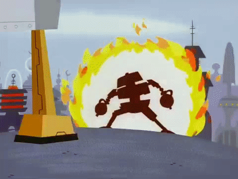 Samurai Jack Ultra-robots Slaughter and Destroy Innocent Robot City on ...