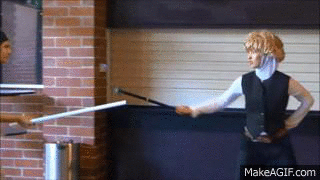 You are about to be defeated, boy! on Make a GIF