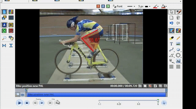 Dartfish Video Analysis Software Tutorials: Angle Tracking on Make a GIF