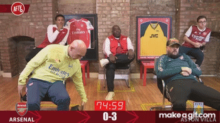 AFTV, but just Lee Judges' reactions to Villa goals on Make a GIF