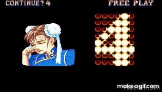 Game Over - Street Fighter II (Part 1) on Make a GIF on Make a GIF
