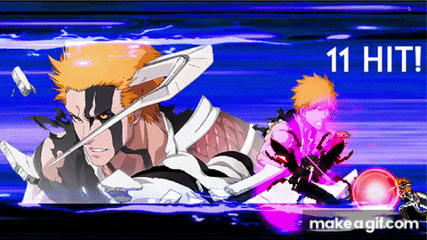 Ichigo TYBW V3 OP VS Asta Union Mode V2 in Jump Force Mugen on Make a GIF