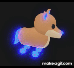 dingo from adopt me but mega on Make a GIF