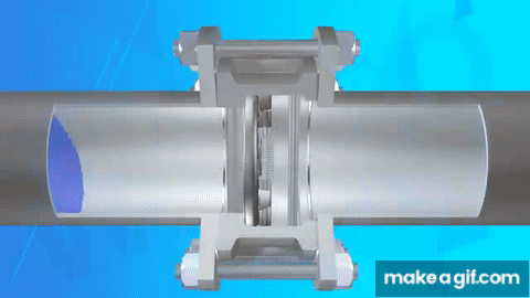 Dual Plate Check Valve on Make a GIF