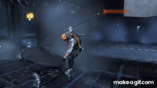 Batman Arkham Origins: Deathstroke Boss Fight (4K 60fps) on Make a GIF
