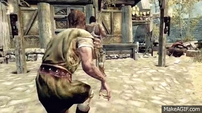 Gamer Poop: Skyrim (#11) on Make a GIF